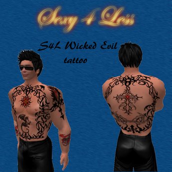Second Life Marketplace - TATTOO WICKED EVIL